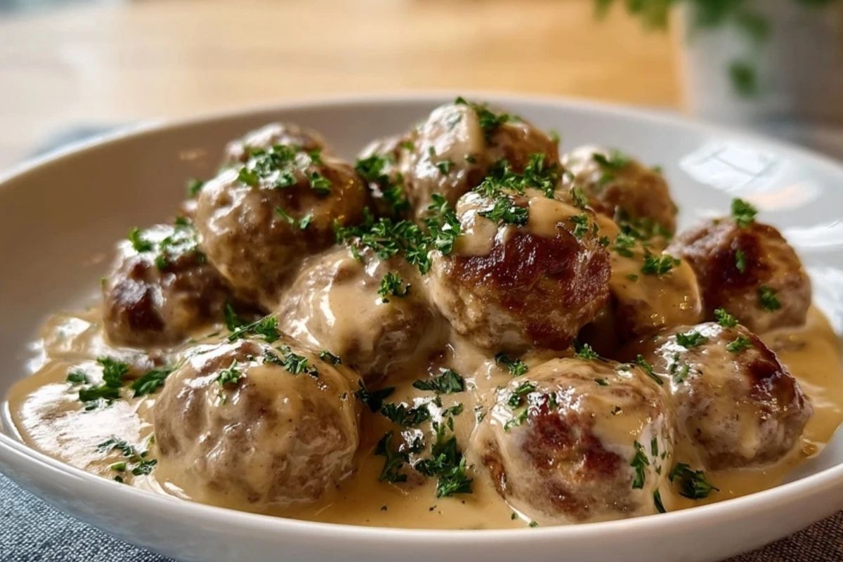 Boulettes De Viande Suédoises Crémeuses – Recette Fraiche