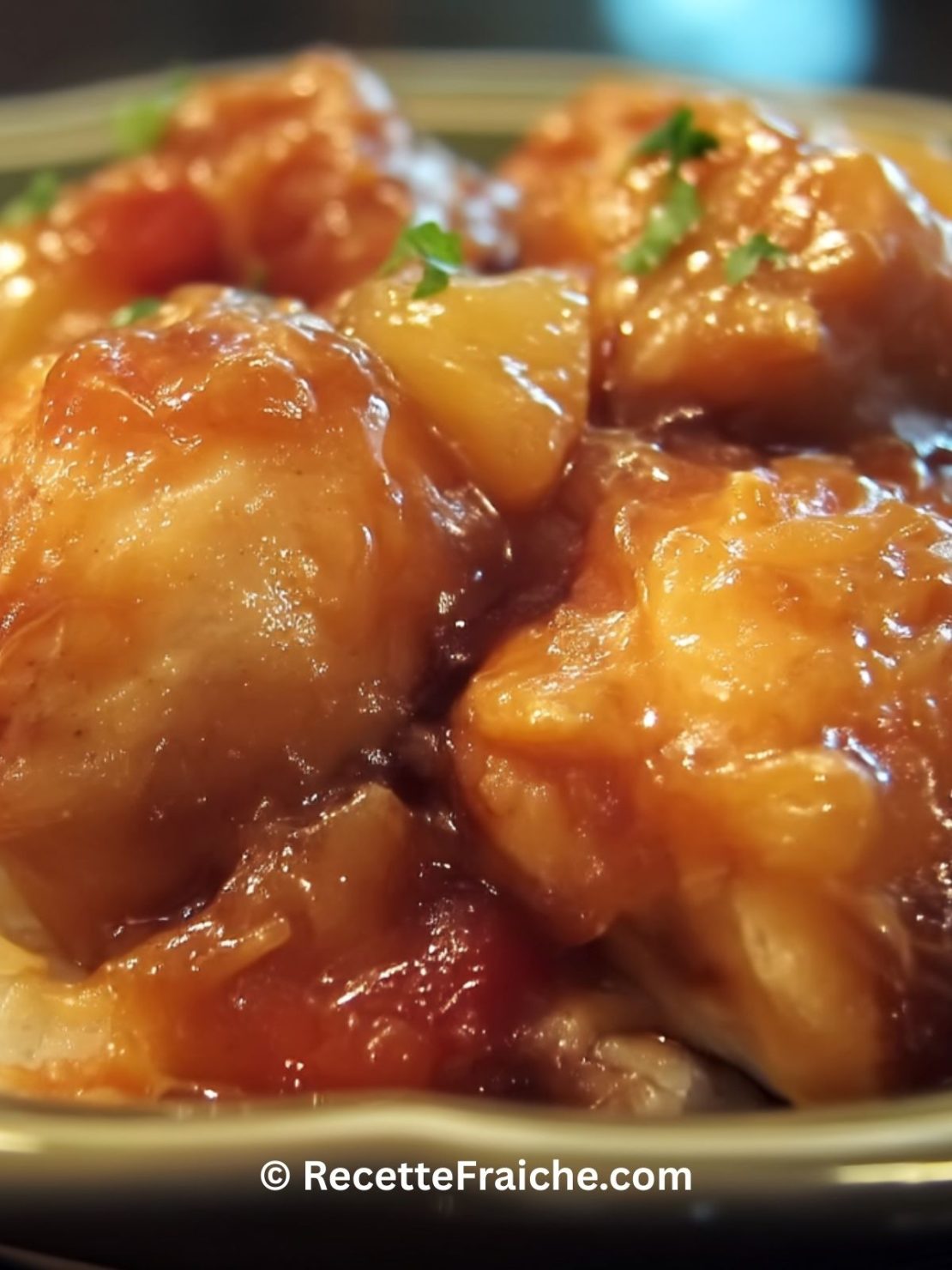 Poulet Hawaïen Doux à la Mijoteuse – Recette Fraiche