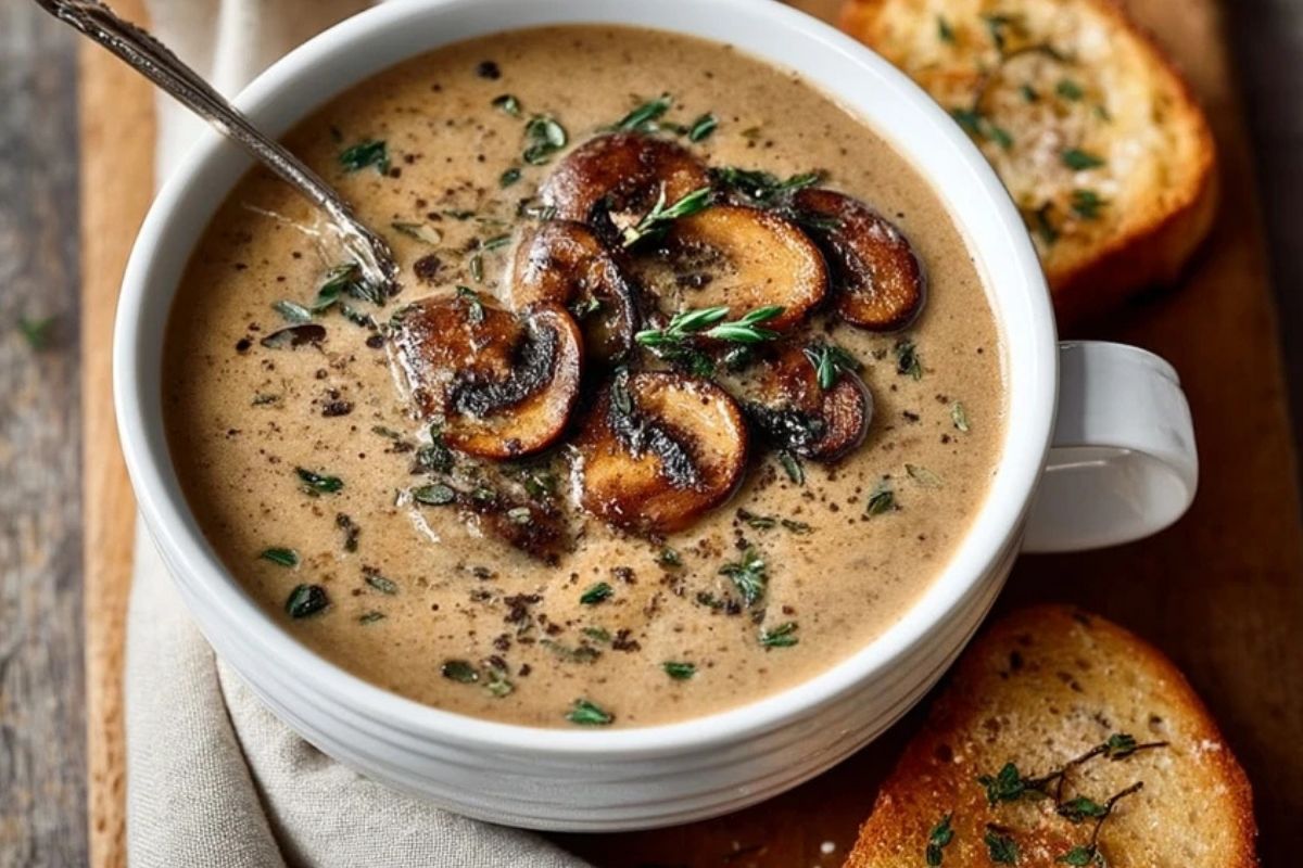 Soupe Aux Champignons Crémini Frais – Recette Fraiche